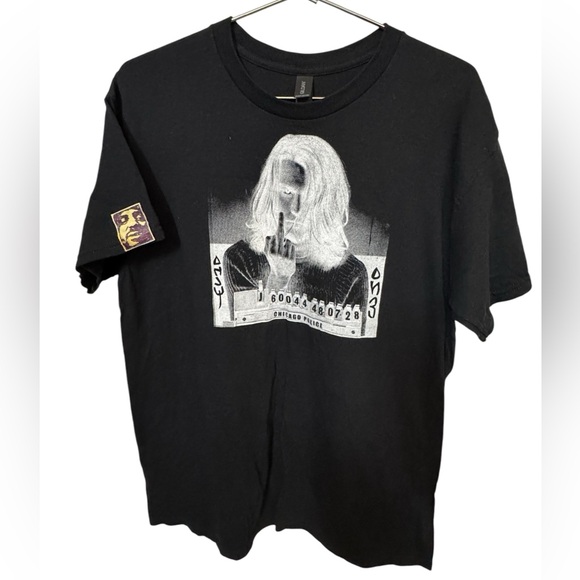 Shirts | Johnny Depp Only One Chicago Police Mug Shit Middle Finger ...